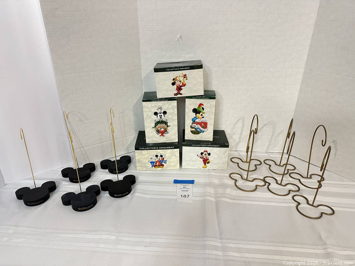 Disney Through The Years Holiday Ornaments & Stands | Maxsold