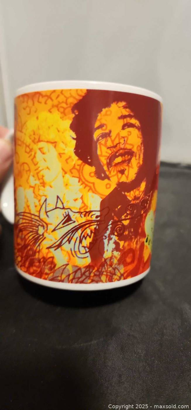 Jimi Hendrix ceramic coffee mug | Maxsold