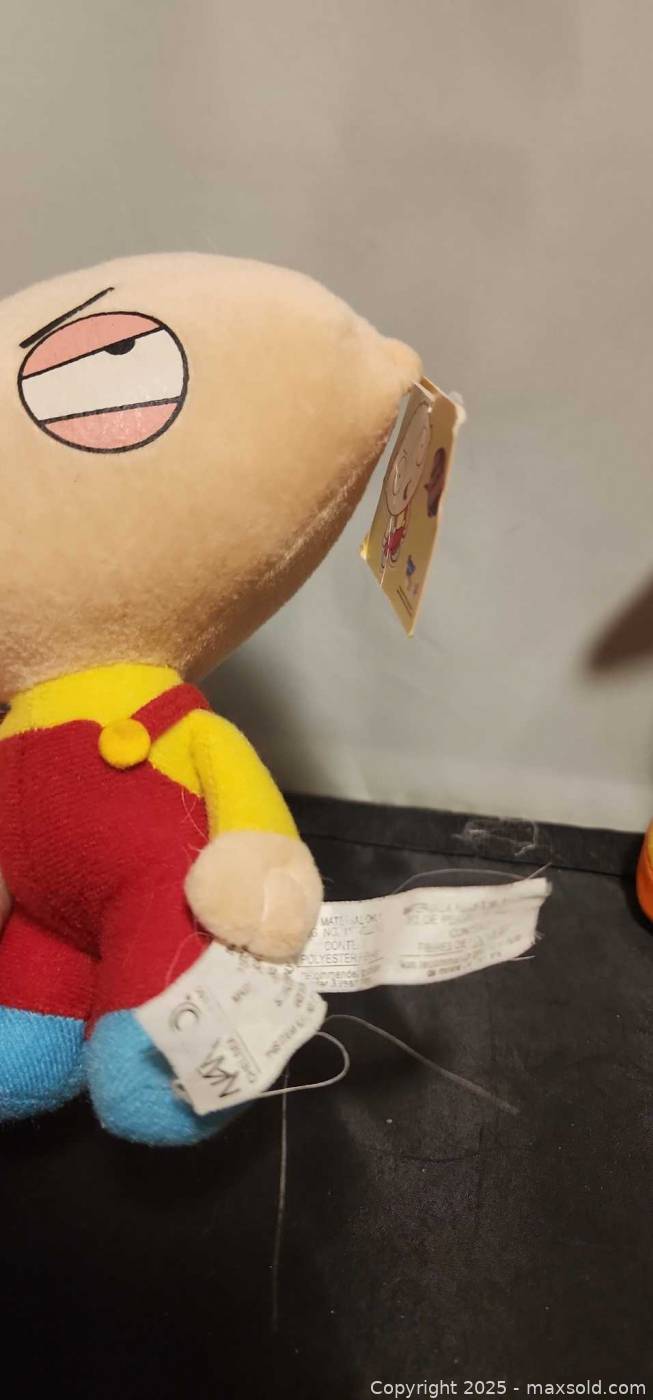 Stewie Griffin, Eric Cartman and Radioactive Man mini plush toys | Maxsold
