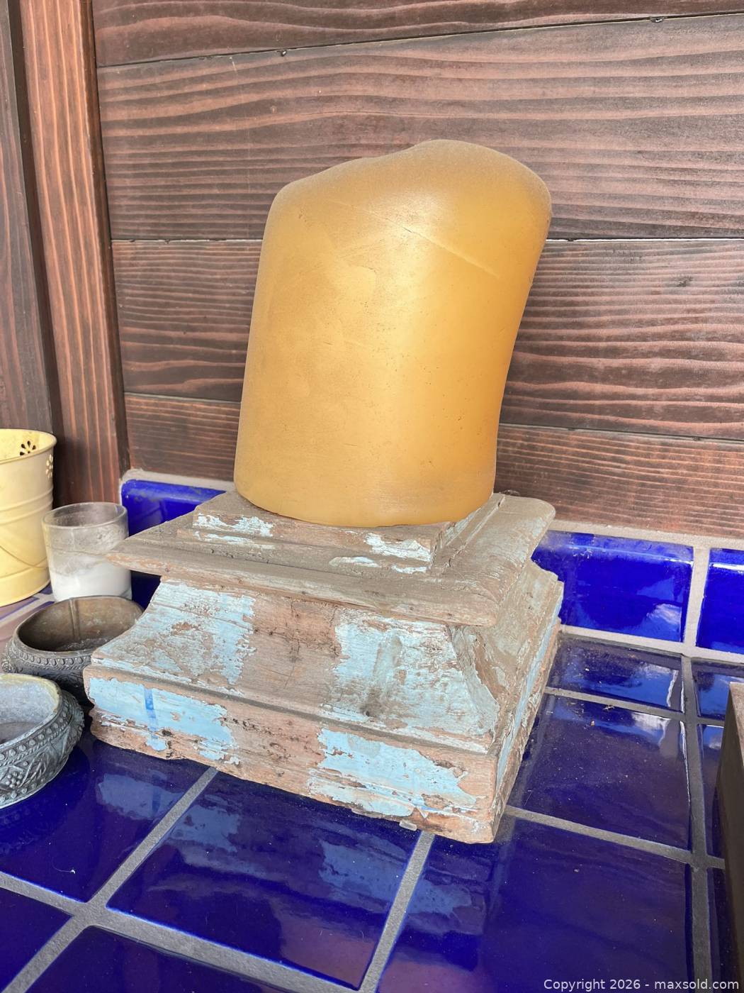 Boho rustic incense box planters candle holders | Maxsold