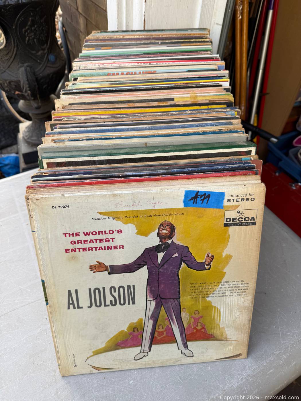 Vintage vinyl record lot, assorted artists | Maxsold
