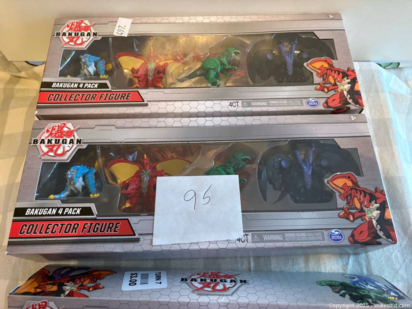 Bakugan 4-Pack Collector Figure Boxes | Maxsold