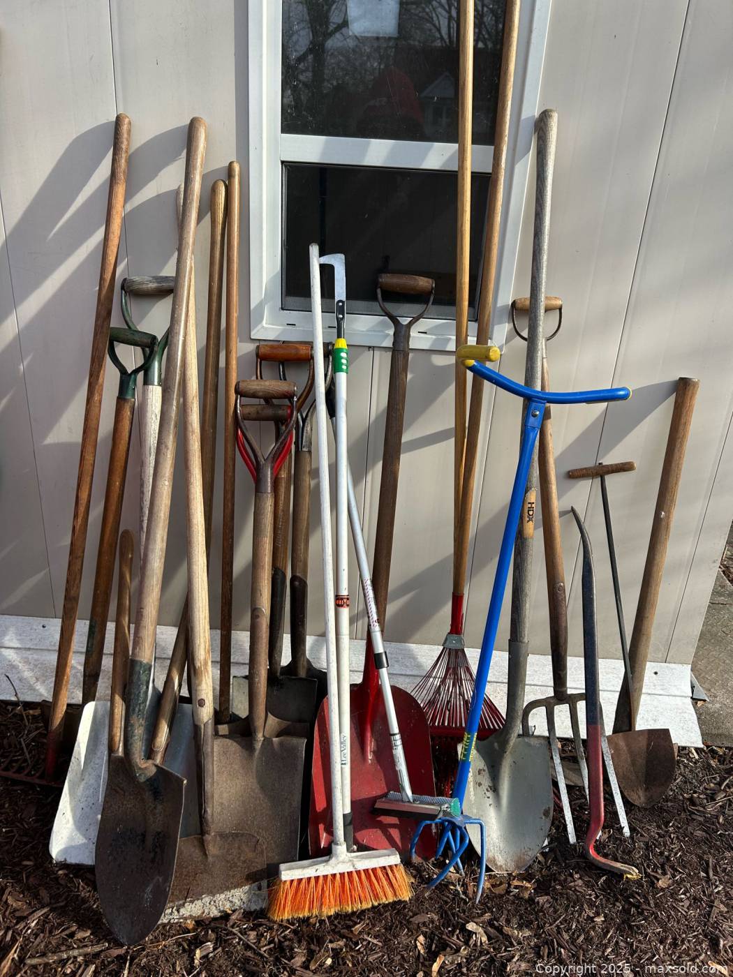 Wheelbarrow With Assorted Garden Tools | Maxsold