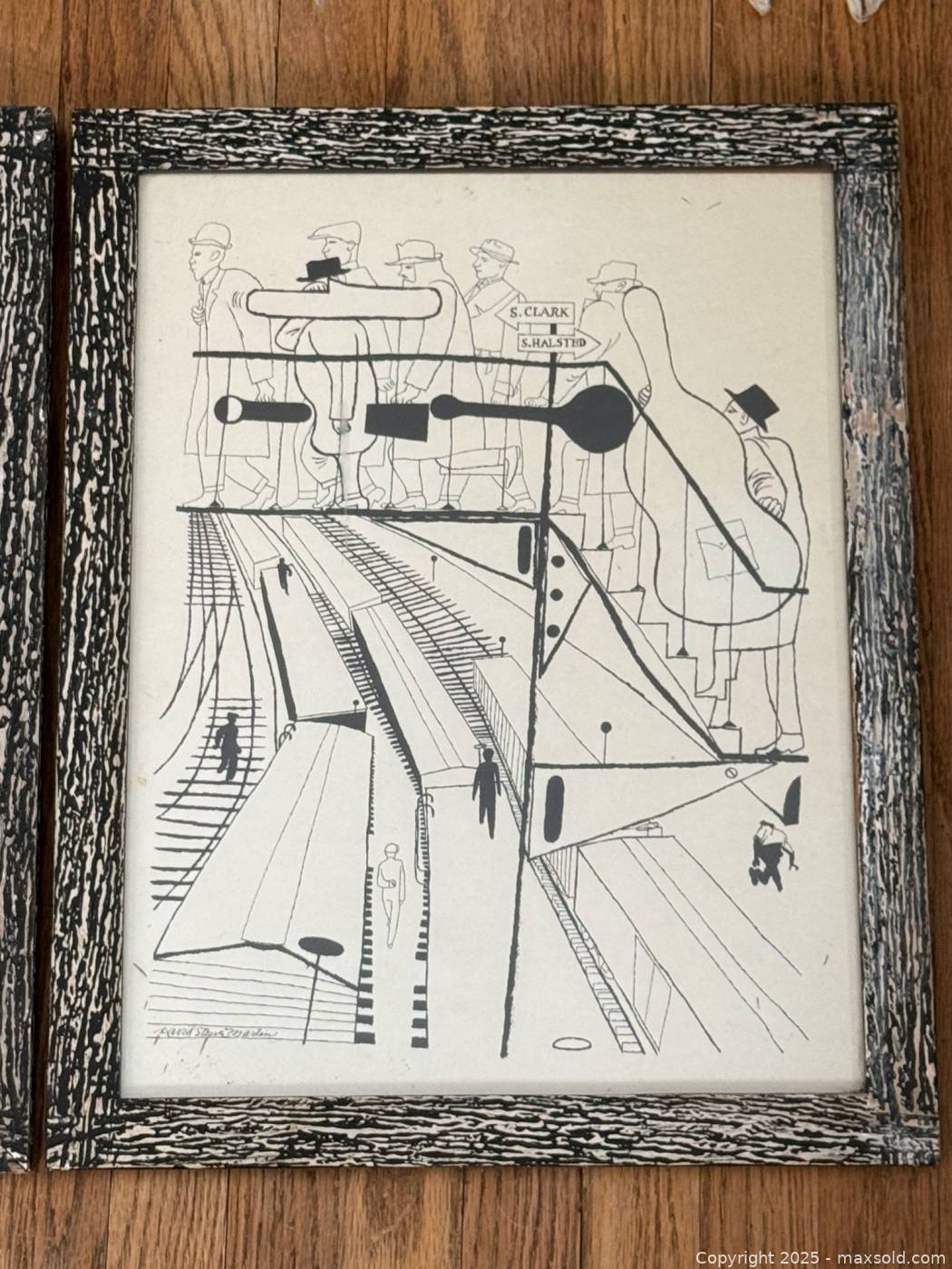David Stone Martin jazz lithograph pair | Maxsold