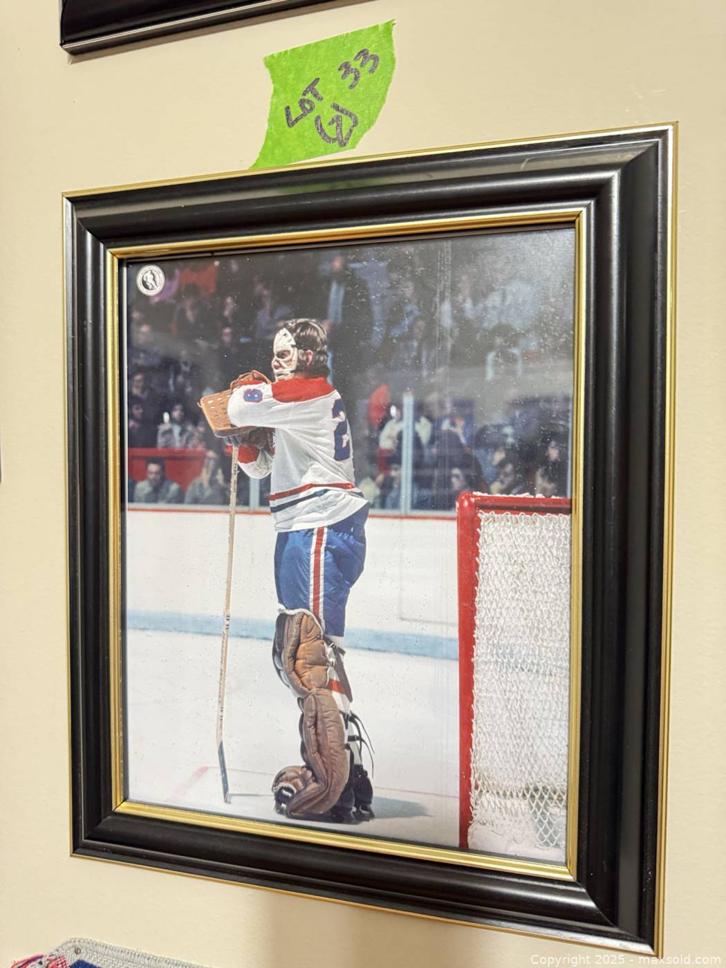 Darryl Sittler signed photo and Ken Dryden framed print | Maxsold