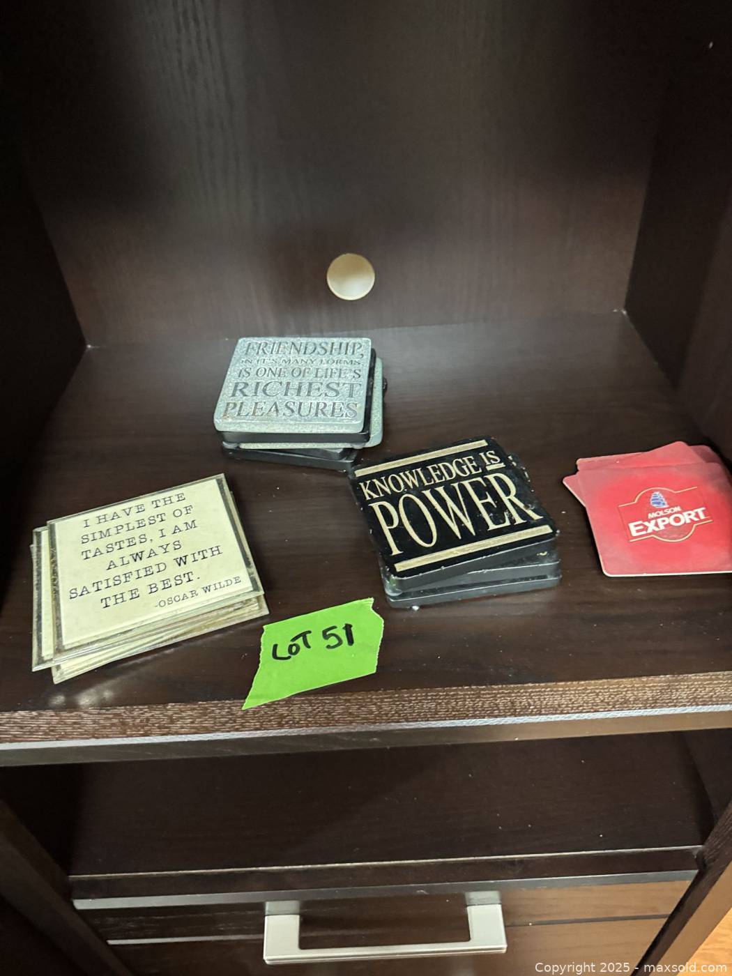 Approx. 12 square mixed-design coasters | Maxsold