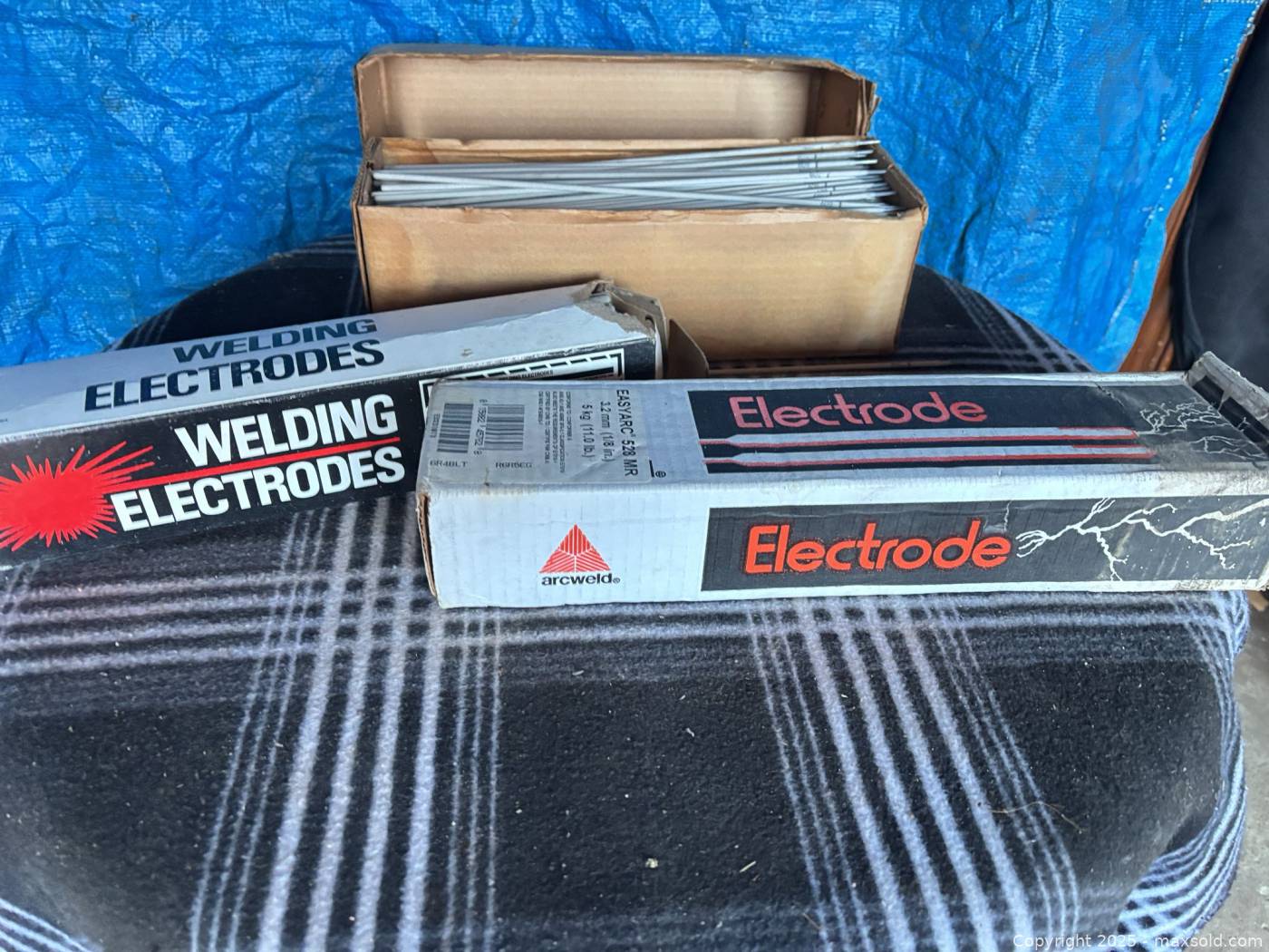 Three boxes welding electrodes | Maxsold