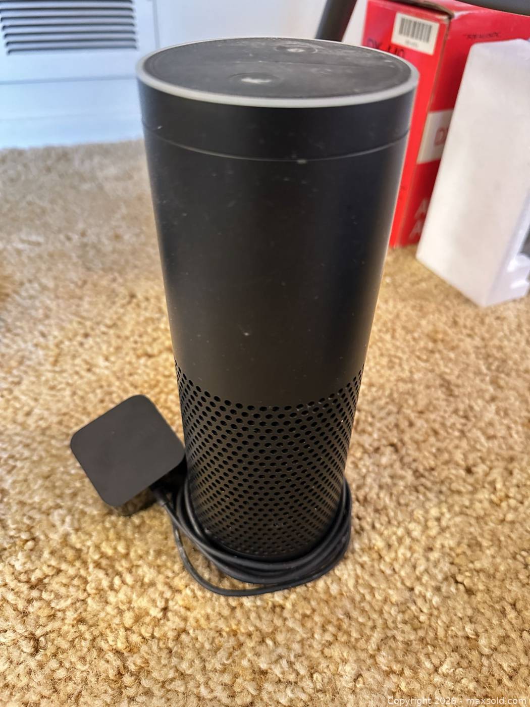 Amazon Echo smart speaker with adapter | Maxsold