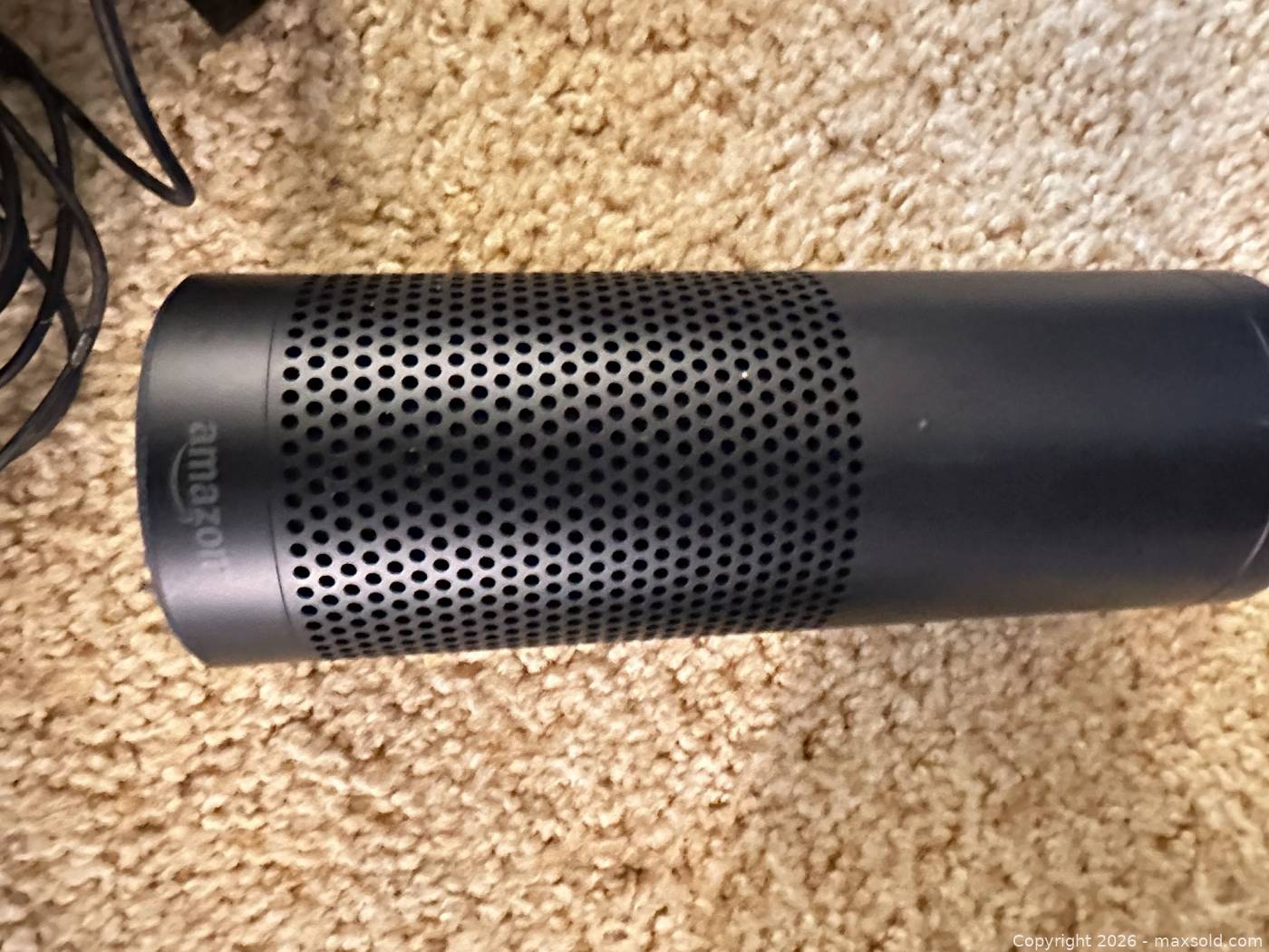 Amazon Echo smart speaker with adapter | Maxsold