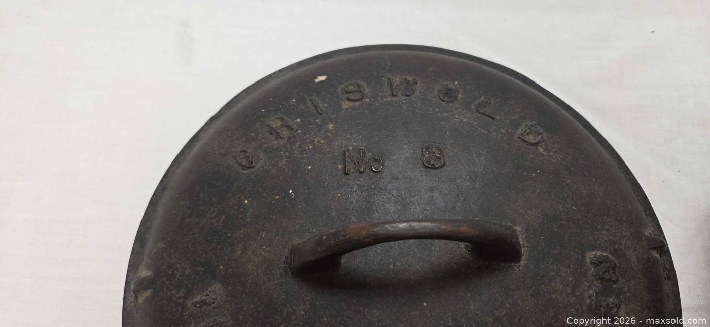 Griswold & Wagner Ware Cast-Iron Skillets and Lid | Maxsold