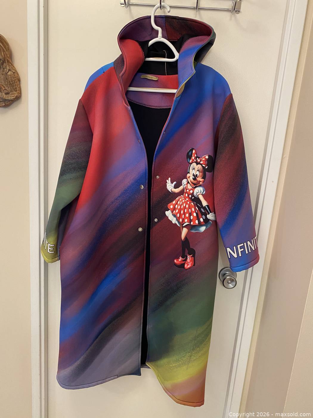 Beyond Capri Hooded Long Coat with Minnie Mouse Graphic | Maxsold