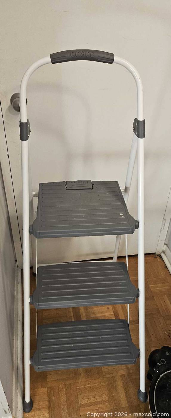 Cosco 3-Step Folding Step Stool Ladder | Maxsold