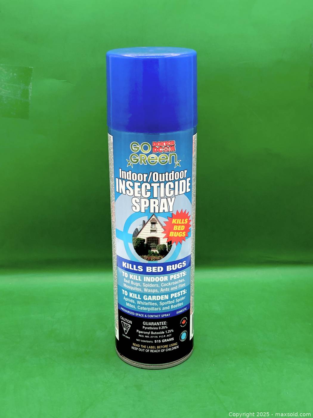 Doktor Doom Go Green insecticide spray can | Maxsold