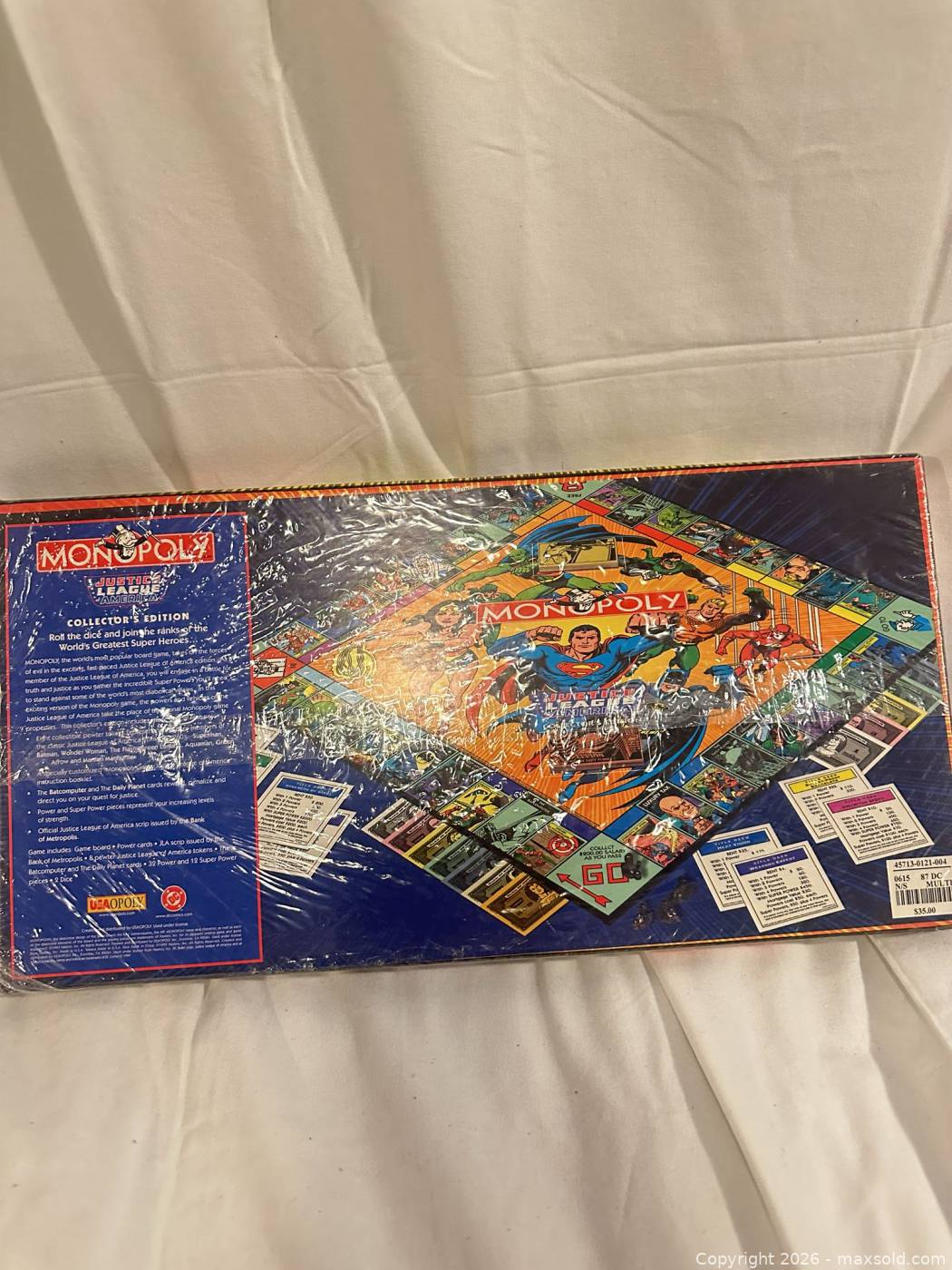 Justice League of America Monopoly Game | Maxsold