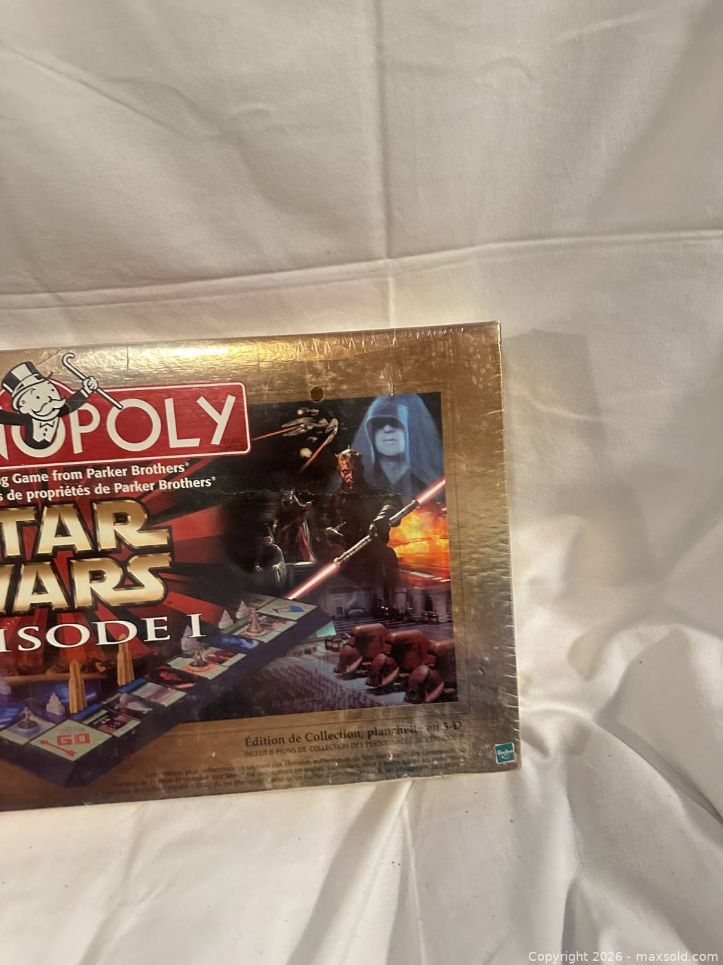 Star Wars Monopoly 3-D Game Board Collector’s Edition Episode I 1999 ...