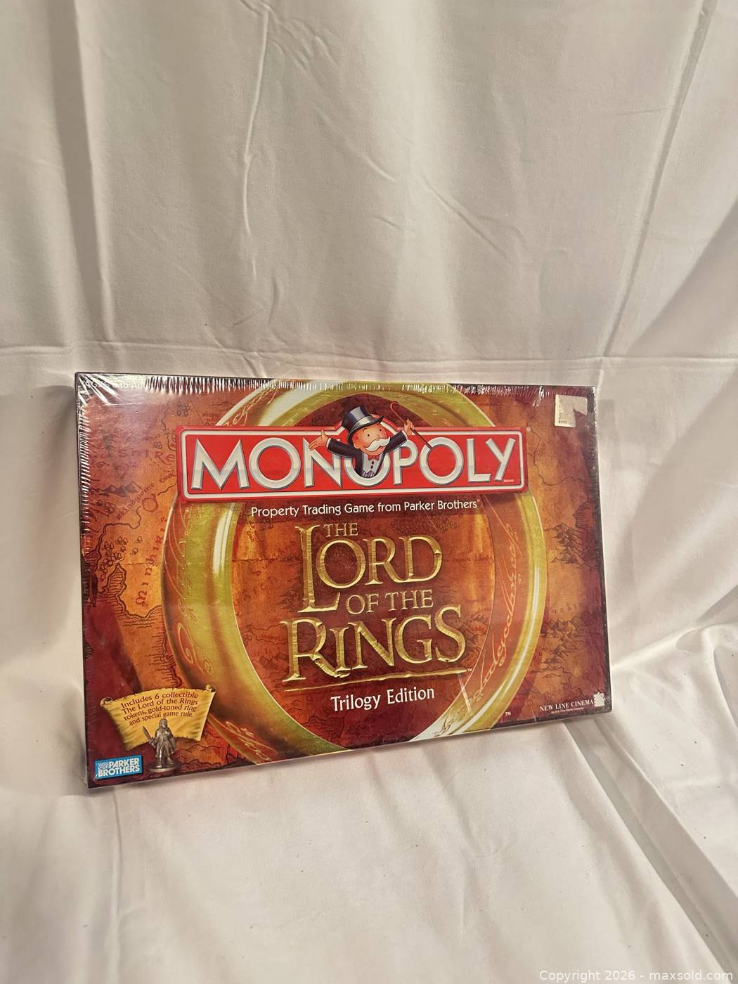 The Lord of the Rings Trilogy Edition Monopoly board game 2003 factory ...