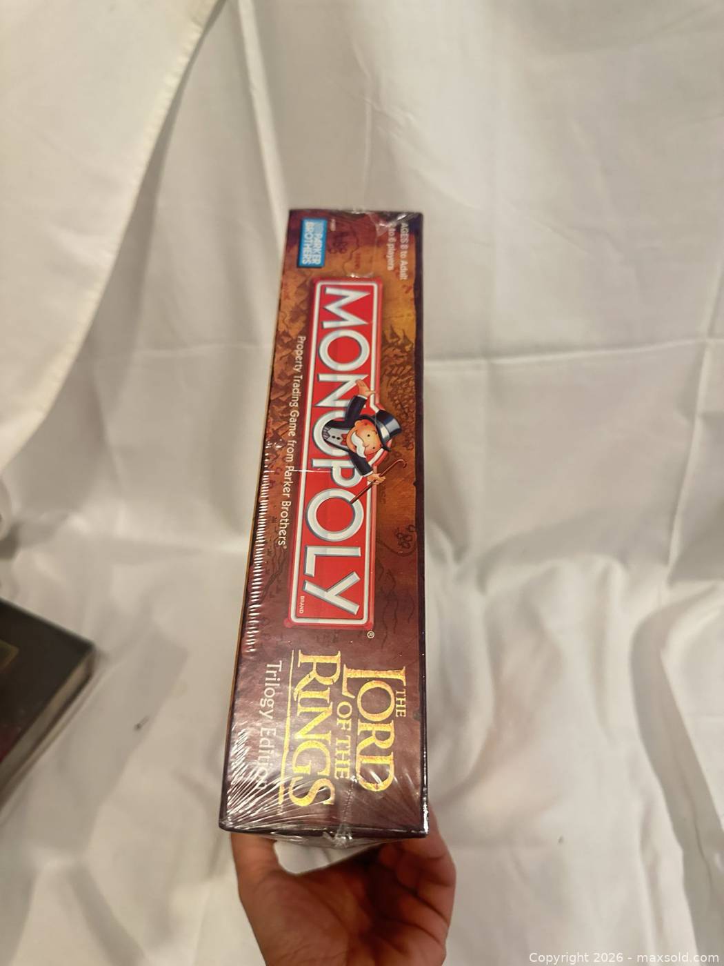 The Lord of the Rings Trilogy Edition Monopoly board game 2003 factory ...