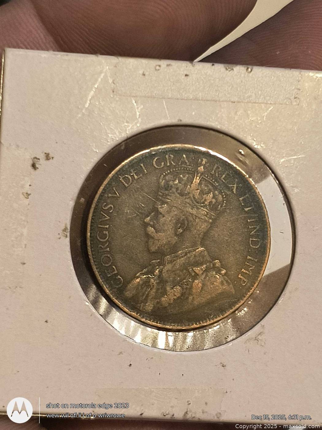 1920 Canada Large Cent coin | Maxsold