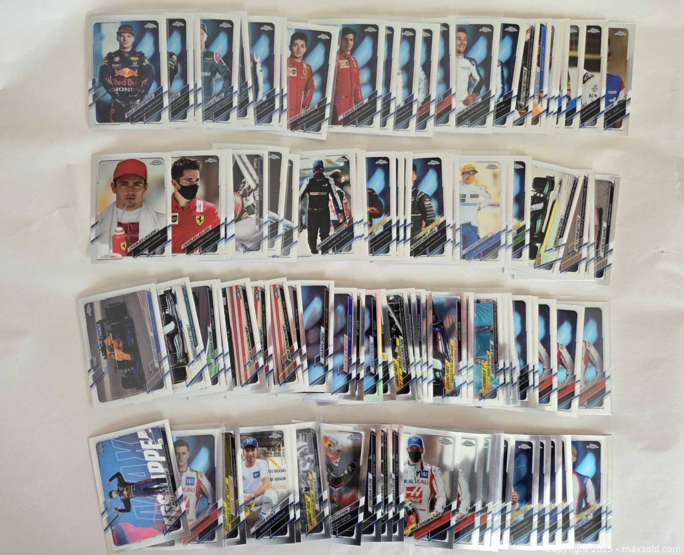 2021 Topps Chrome Formula 1 Base Card Lot | Maxsold