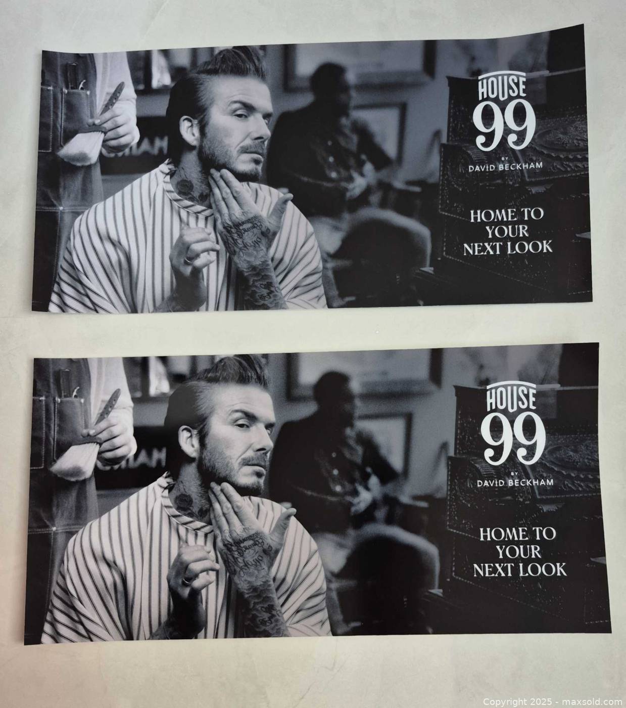 House 99 David Beckham Mini Advertisement Posters | Maxsold