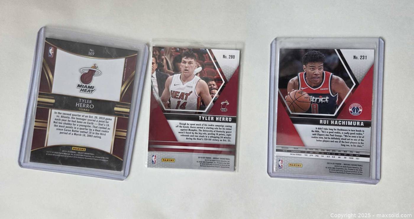 Tyler Herro And Rui Hachimura Rookie Cards | Maxsold