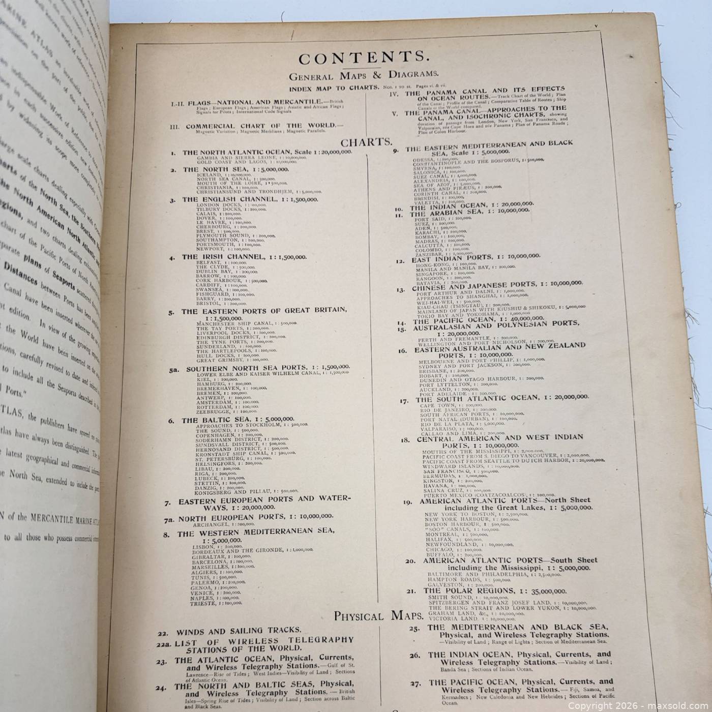 1918 New Mercantile Marine Atlas | Maxsold