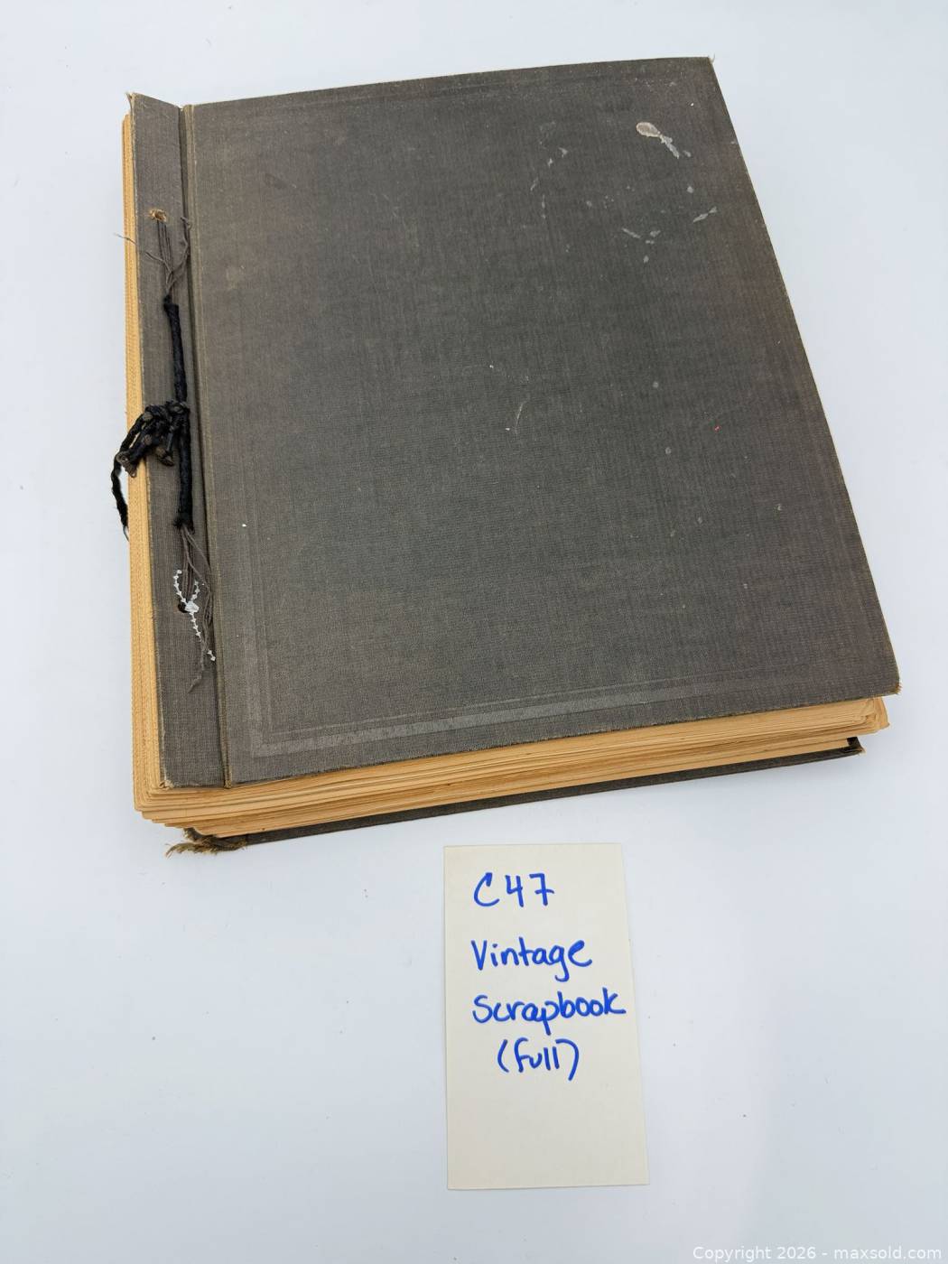 1926 scrapbook with clippings & cut-outs | Maxsold