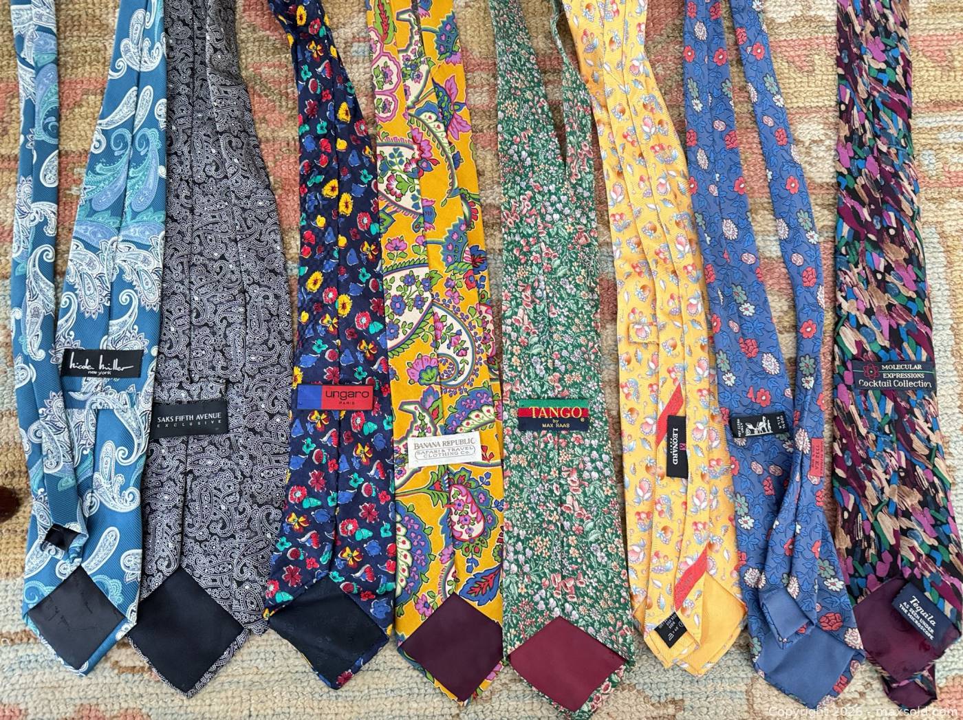 29 assorted designer neckties | Maxsold