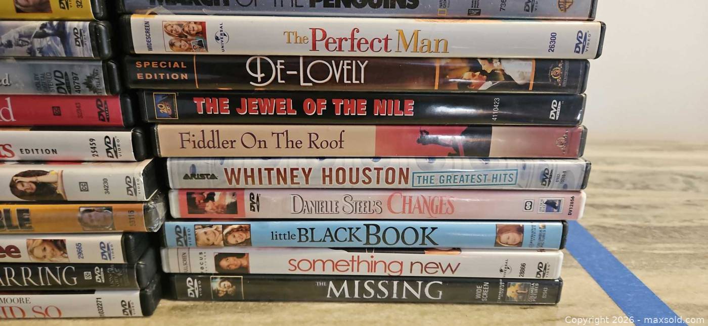 Mixed DVDs, music CDs, sealed VHS sets | Maxsold