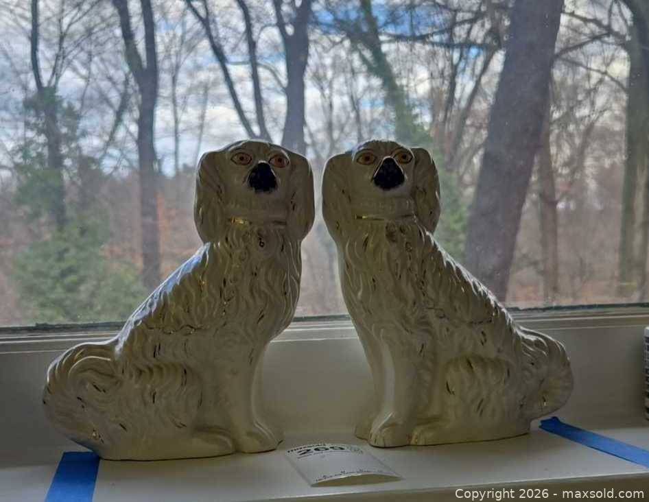 Vintage Staffordshire Wally Dogs | Maxsold
