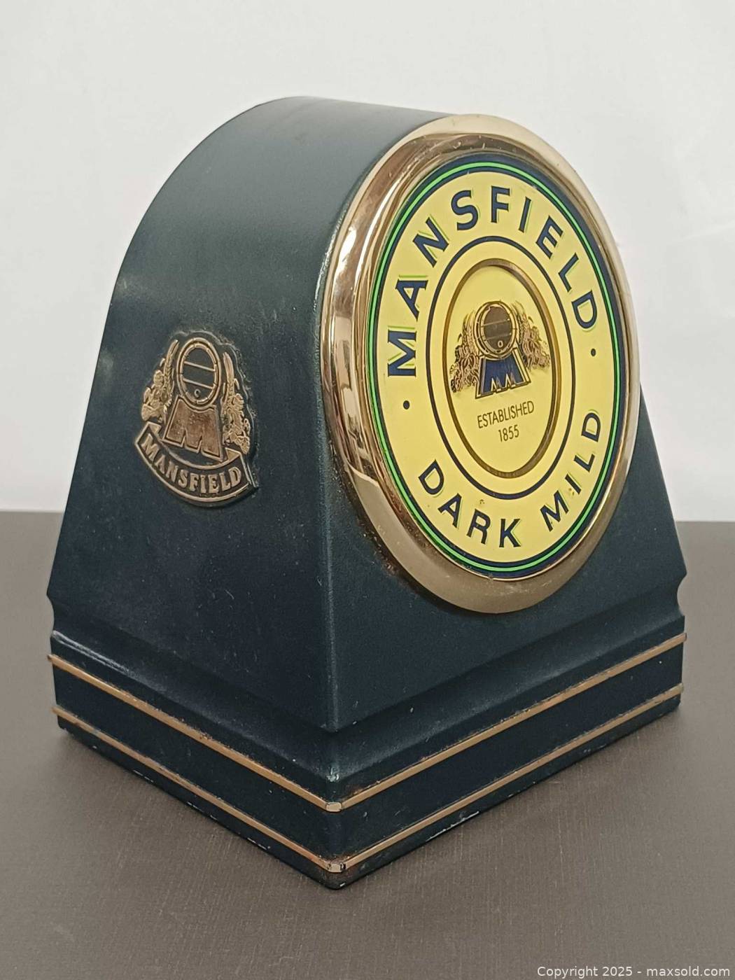 Mansfield Dark Mild bar pump display head | Maxsold