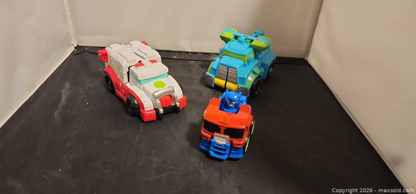 Transformers Rescue Bots action figures lot of 3 | Maxsold