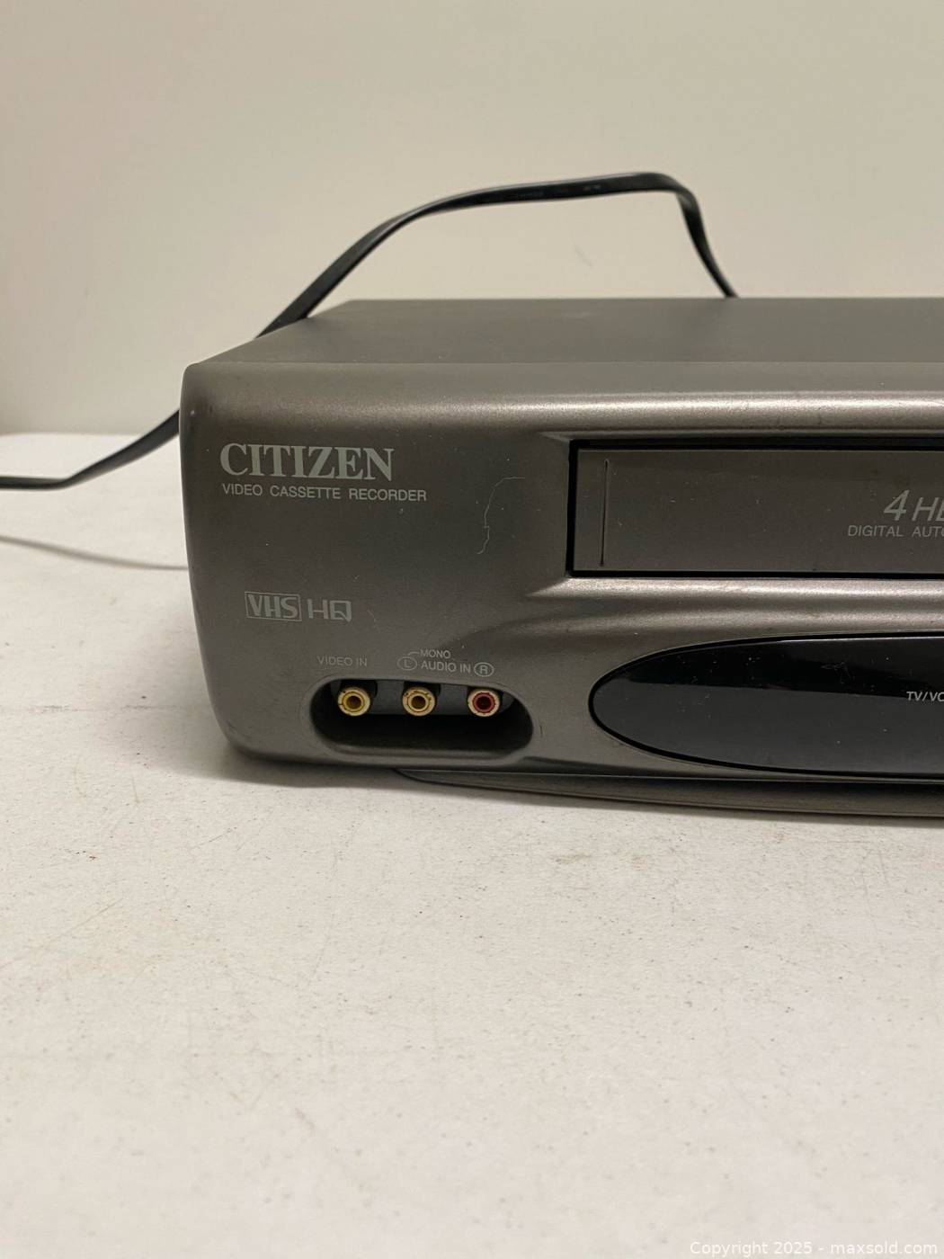 Citizen JVHS3975 VHS HQ 4-Head Hi-Fi Stereo VCR | Maxsold