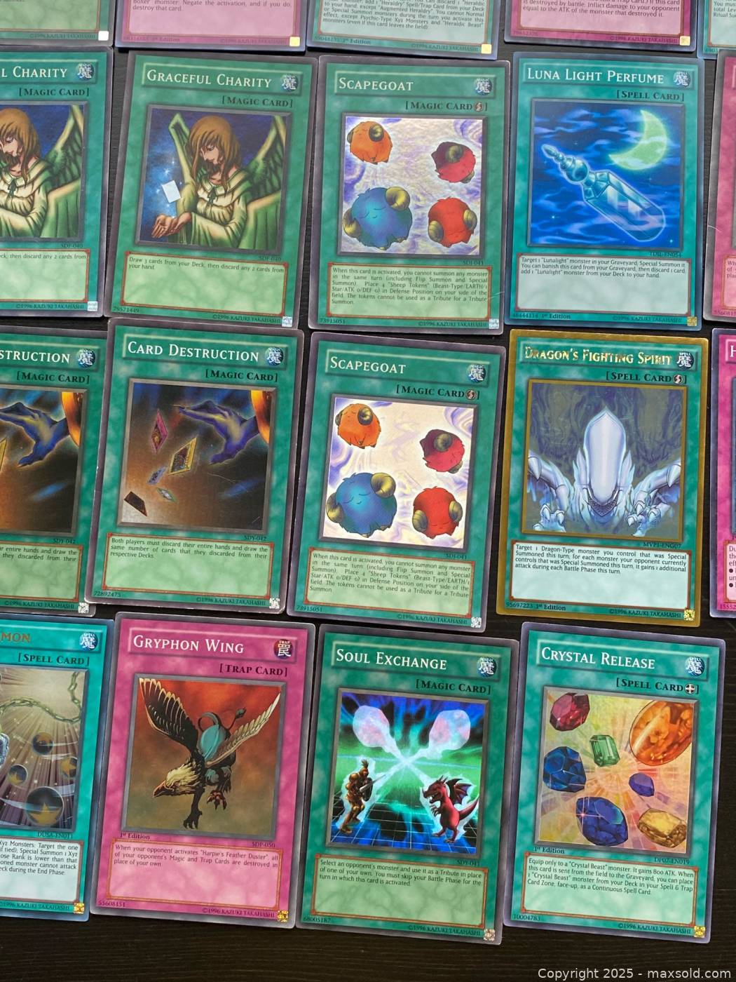 Vintage Yu-Gi-Oh! Spell, Trap & Monster Card Lot | Maxsold