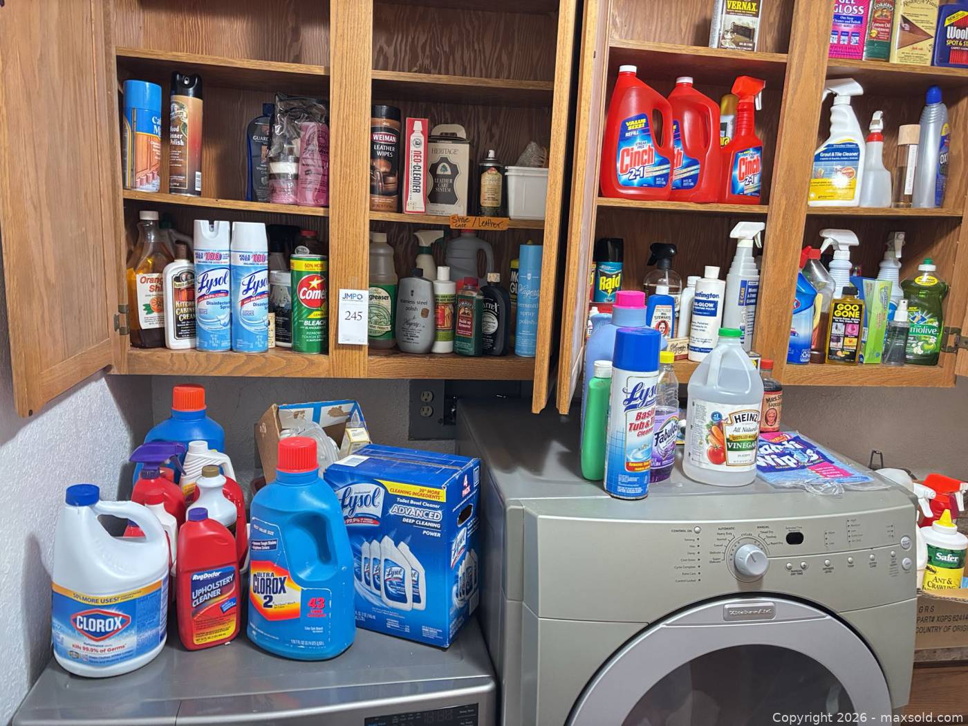Assorted Cleaning Supplies & CFL Bulbs | Maxsold