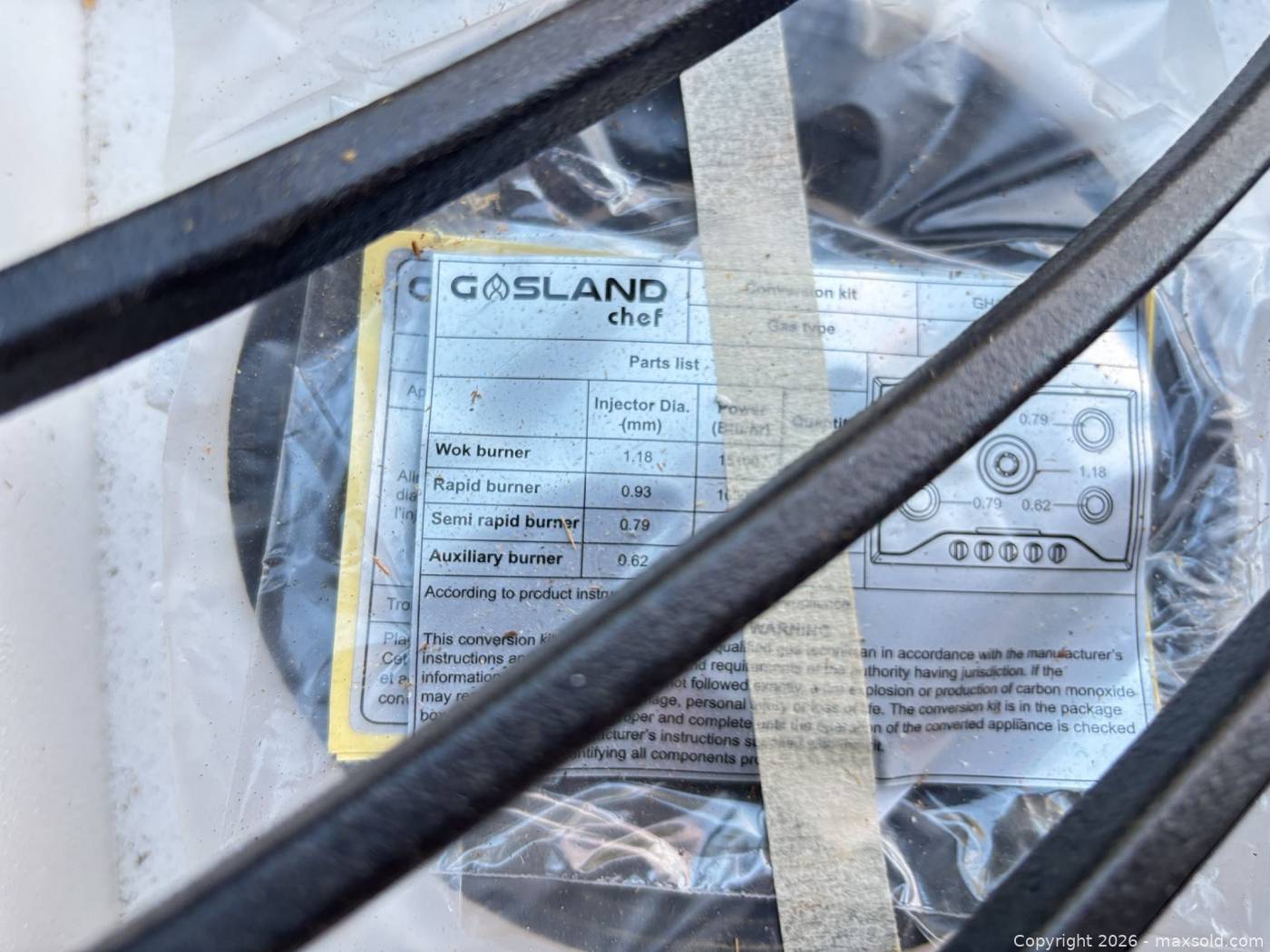 Gasland Chef GH1365SF 36" gas cooktop, new | Maxsold