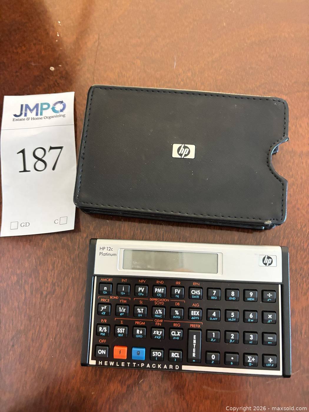 HP 12c Platinum Financial Calculator | Maxsold