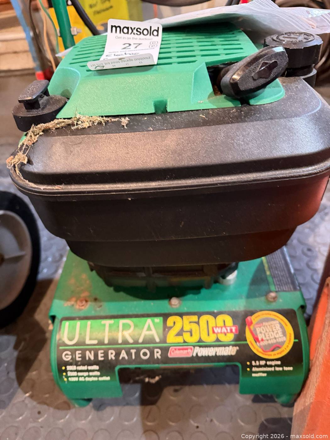 Coleman Powermate Ultra 2500 Generator | Maxsold