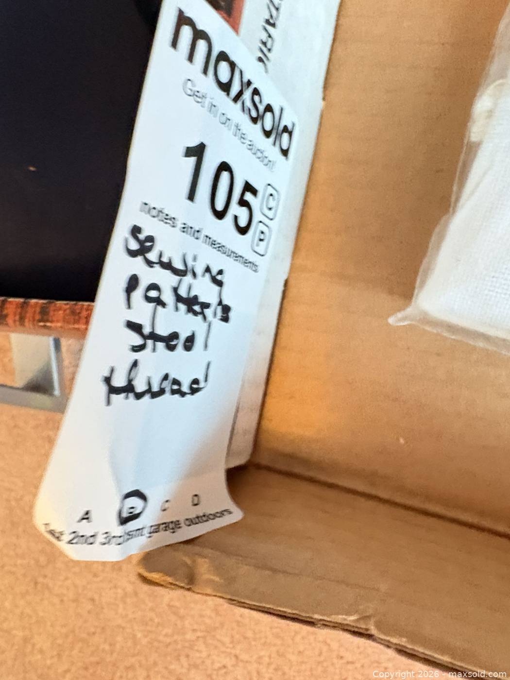 Vintage sewing supplies, patterns, fabrics, red vinyl sewing box | Maxsold