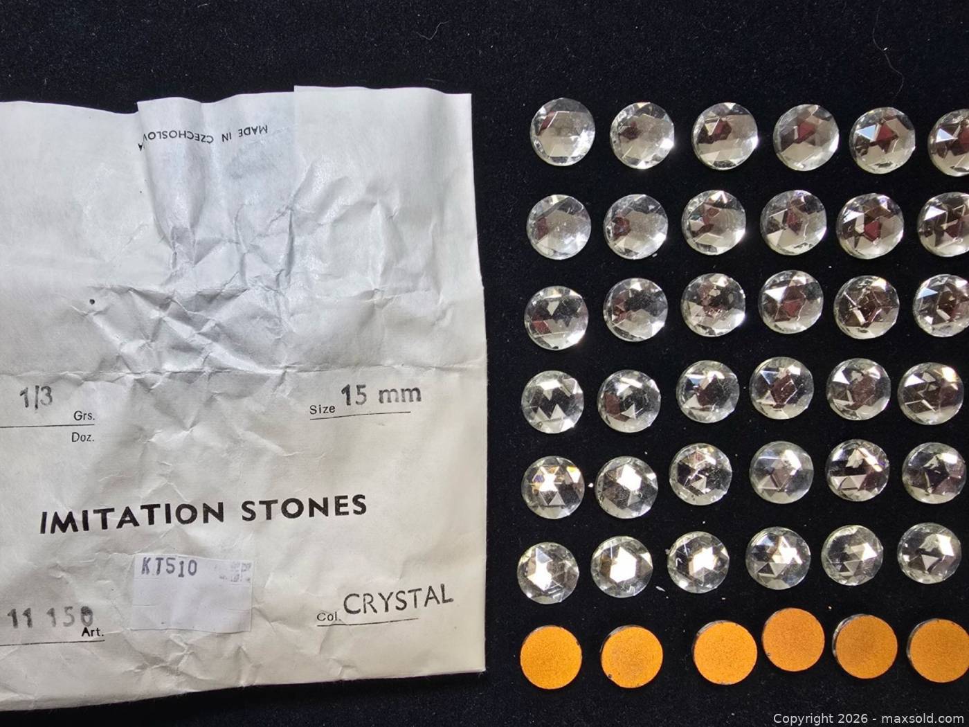 Vintage Czechoslovakian Gemini Intaglio Cabochons | Maxsold