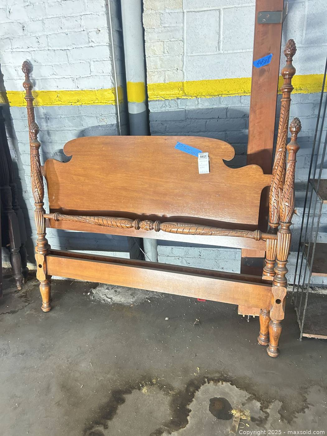 Benbow Full/Double Hardwood Bed Frame | Maxsold