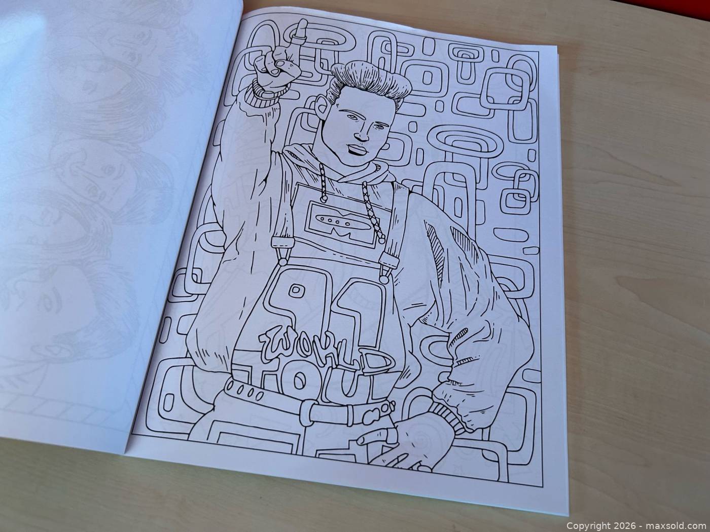 1990s Adult Coloring Book | Maxsold