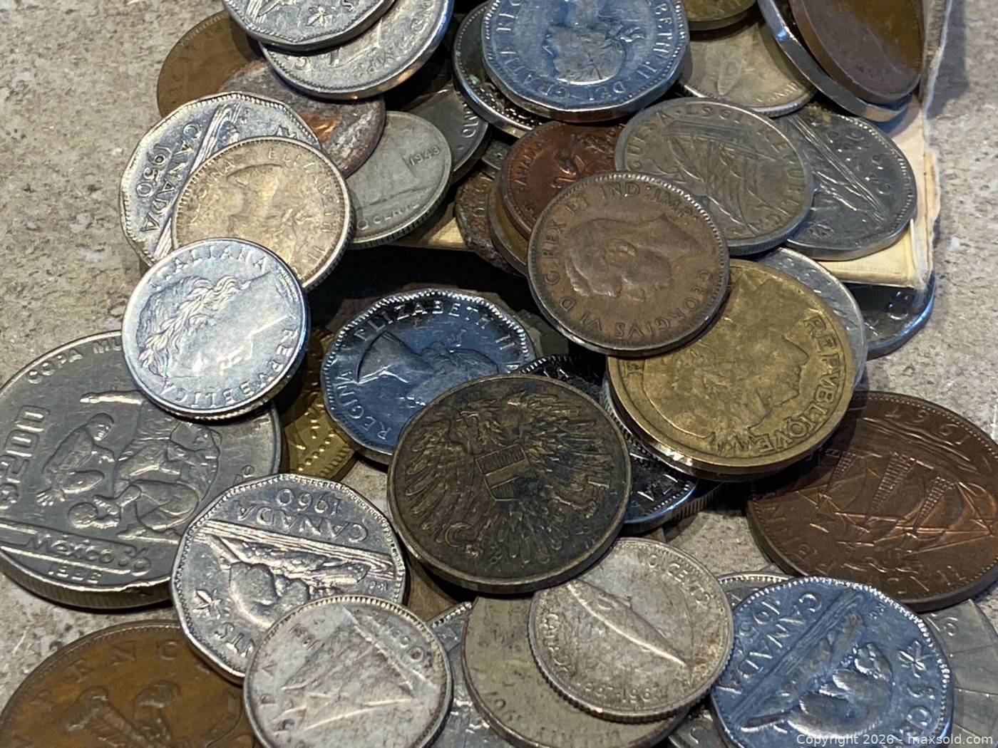 Mixed World And Canadian Coins | Maxsold