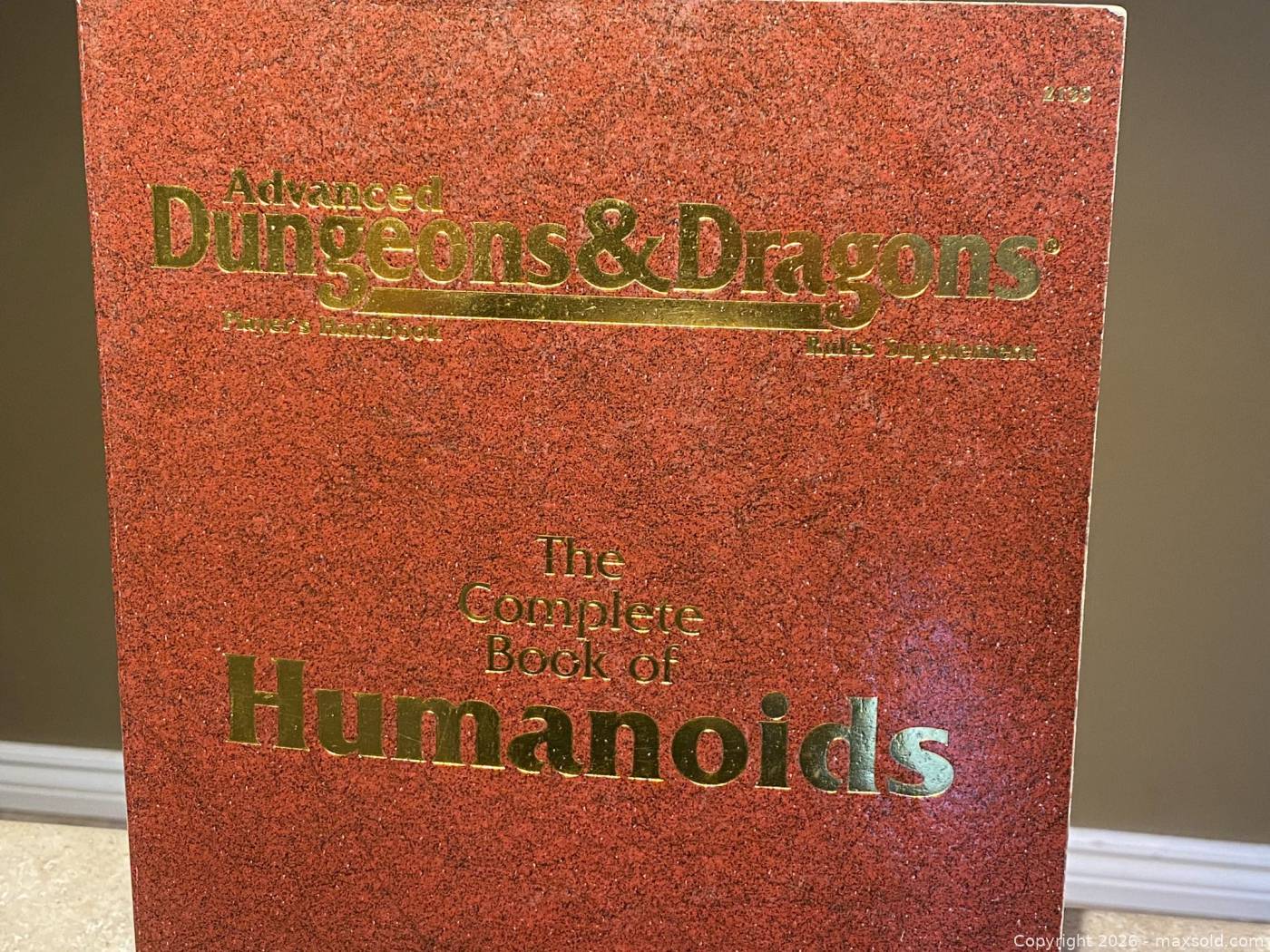 The Complete Book of Humanoids AD&D 2e | Maxsold