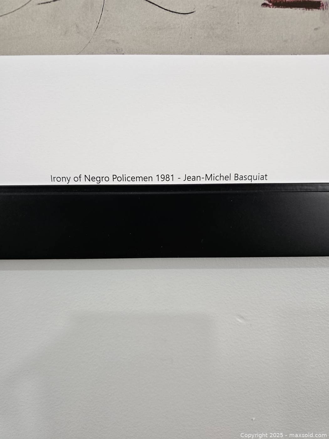 Jean-Michel Basquiat Irony of Negro Policemen fine art print 18x24 in ...