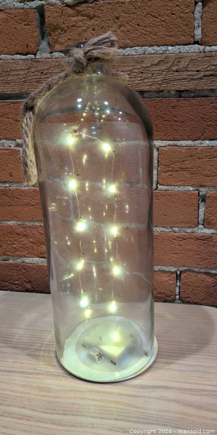 Glass Bottle Decorative Light Rope Trim | Maxsold