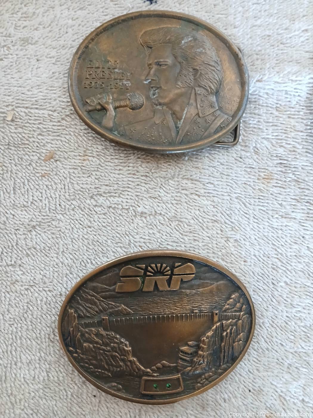 4 vintage commemorative belt buckles | Maxsold