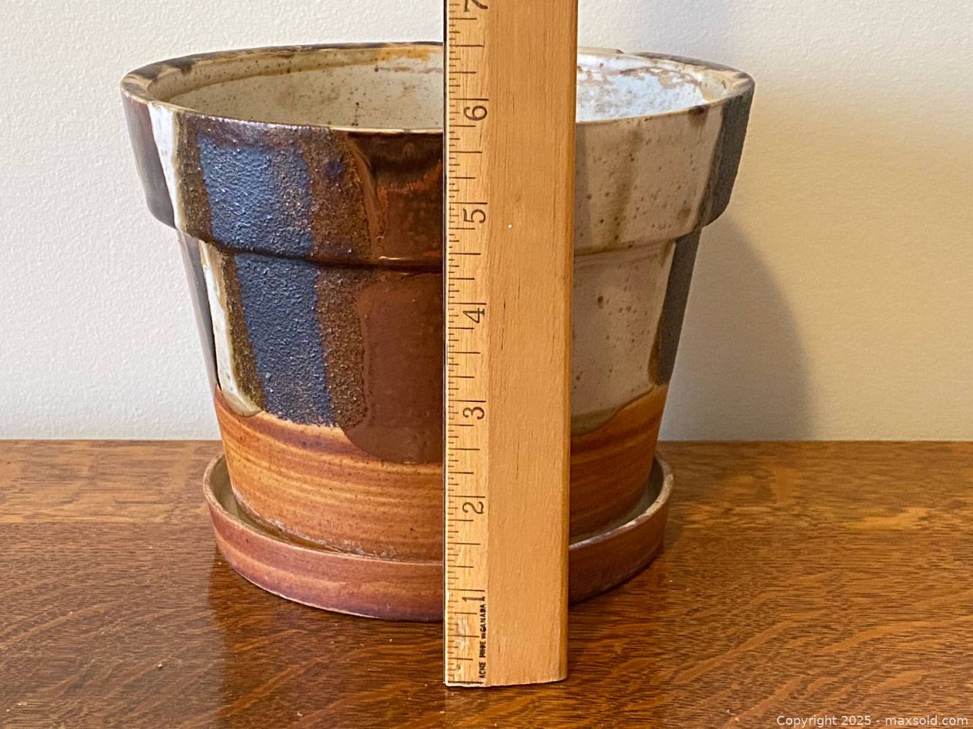 Vintage Inarco Studio Pottery Planter With Saucer | Maxsold