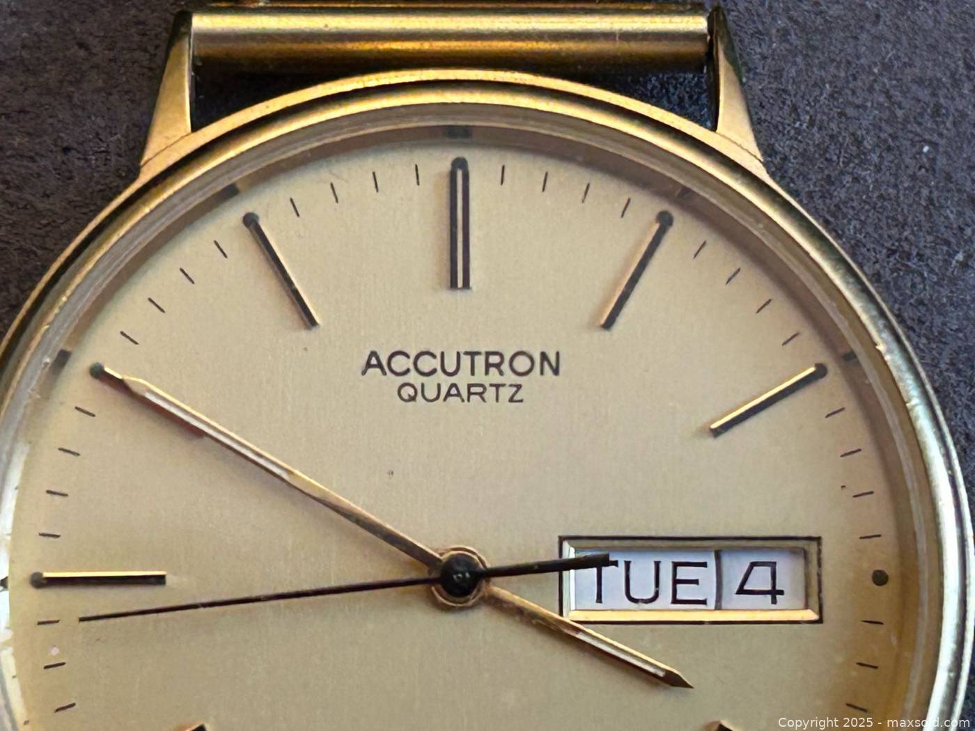 Bulova Accutron 14K Gold Quartz Watch | Maxsold