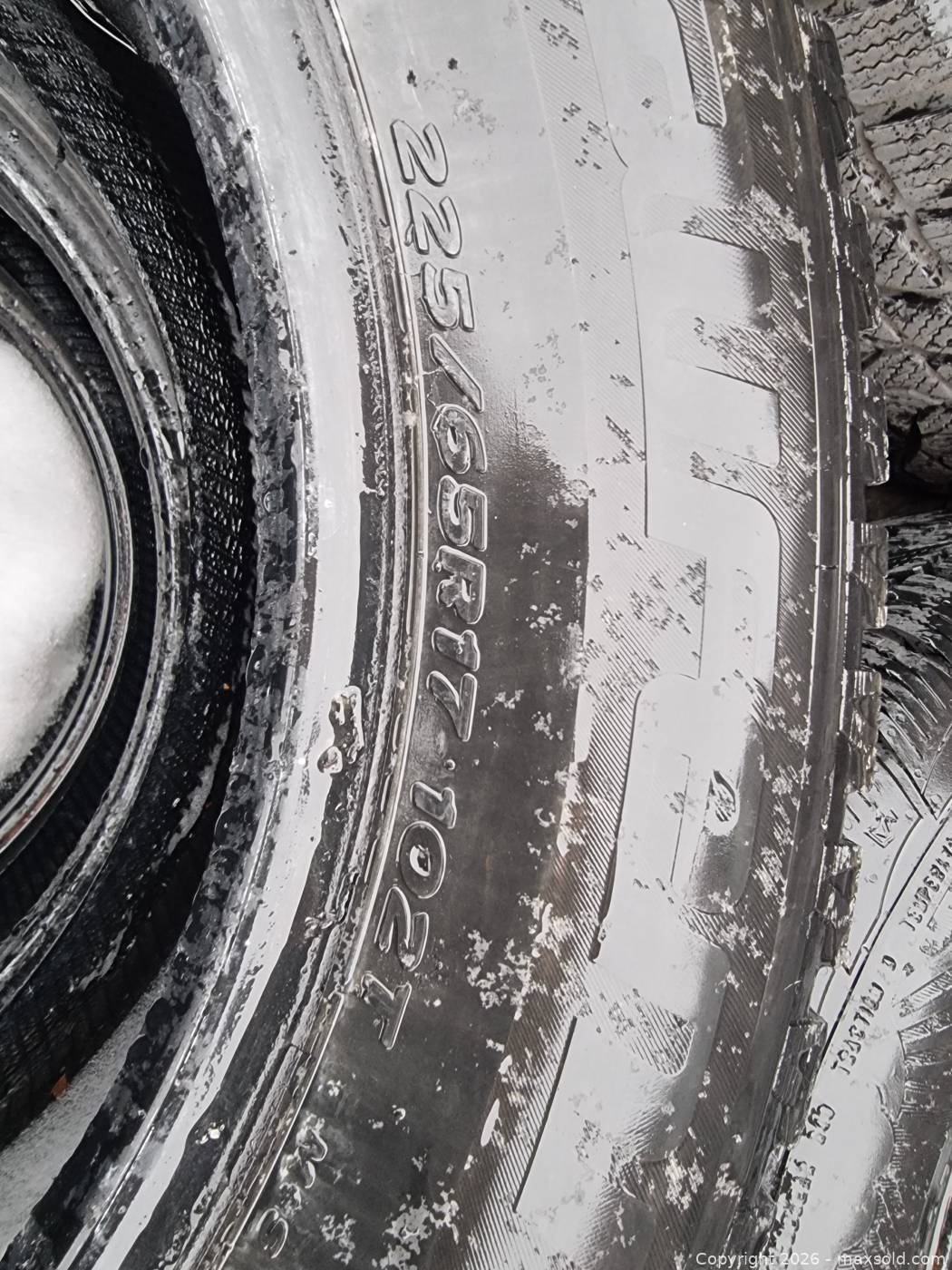 Set of four 225/65R17 winter tires | Maxsold